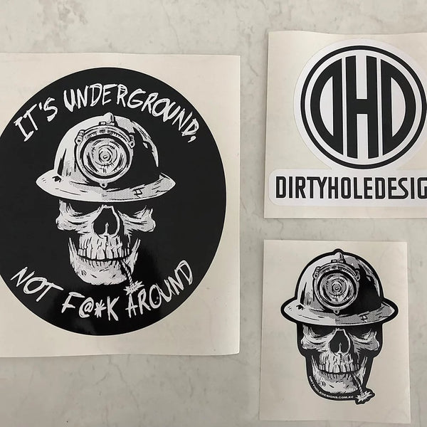 STICKER PK3 - Dirty Hole Designs